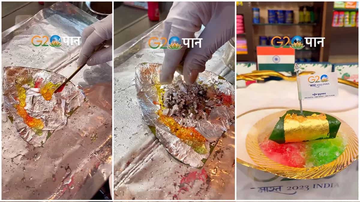 Delhi Paanwali's Tribute To G20 Summit, Creates Edible Gold, Silver ...