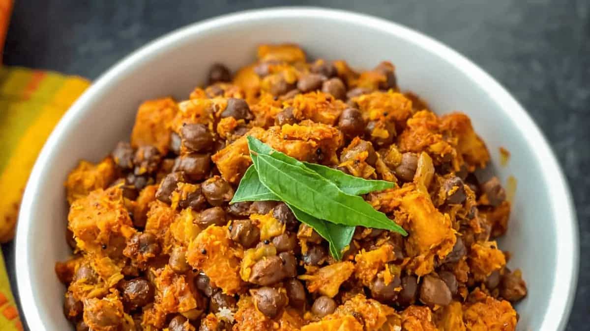 Kadle Suran Bhaji: Mangalorean Black Chickpeas With Yam