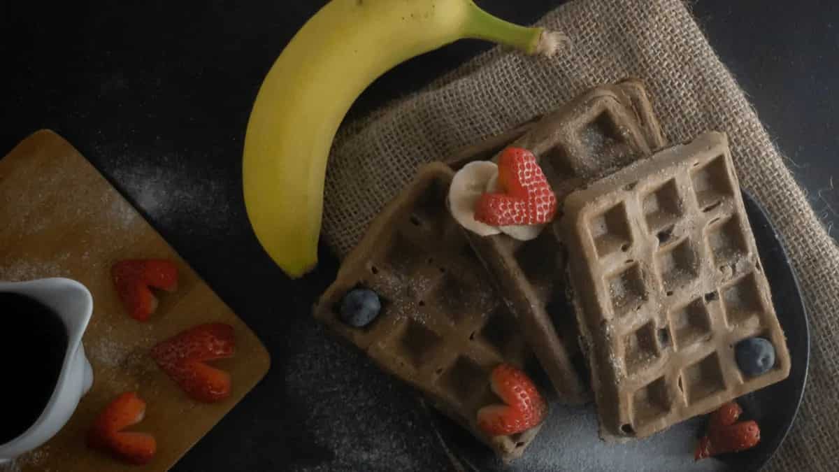 Have You Tried These Ragi Millet Waffles Loaded With Fruits?