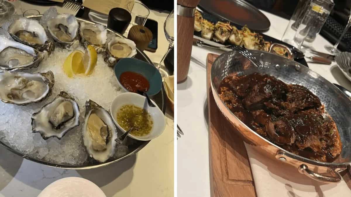 Malaika Arora Indulges In Oysters, Meat Roast And More In Dubai Restaurant
