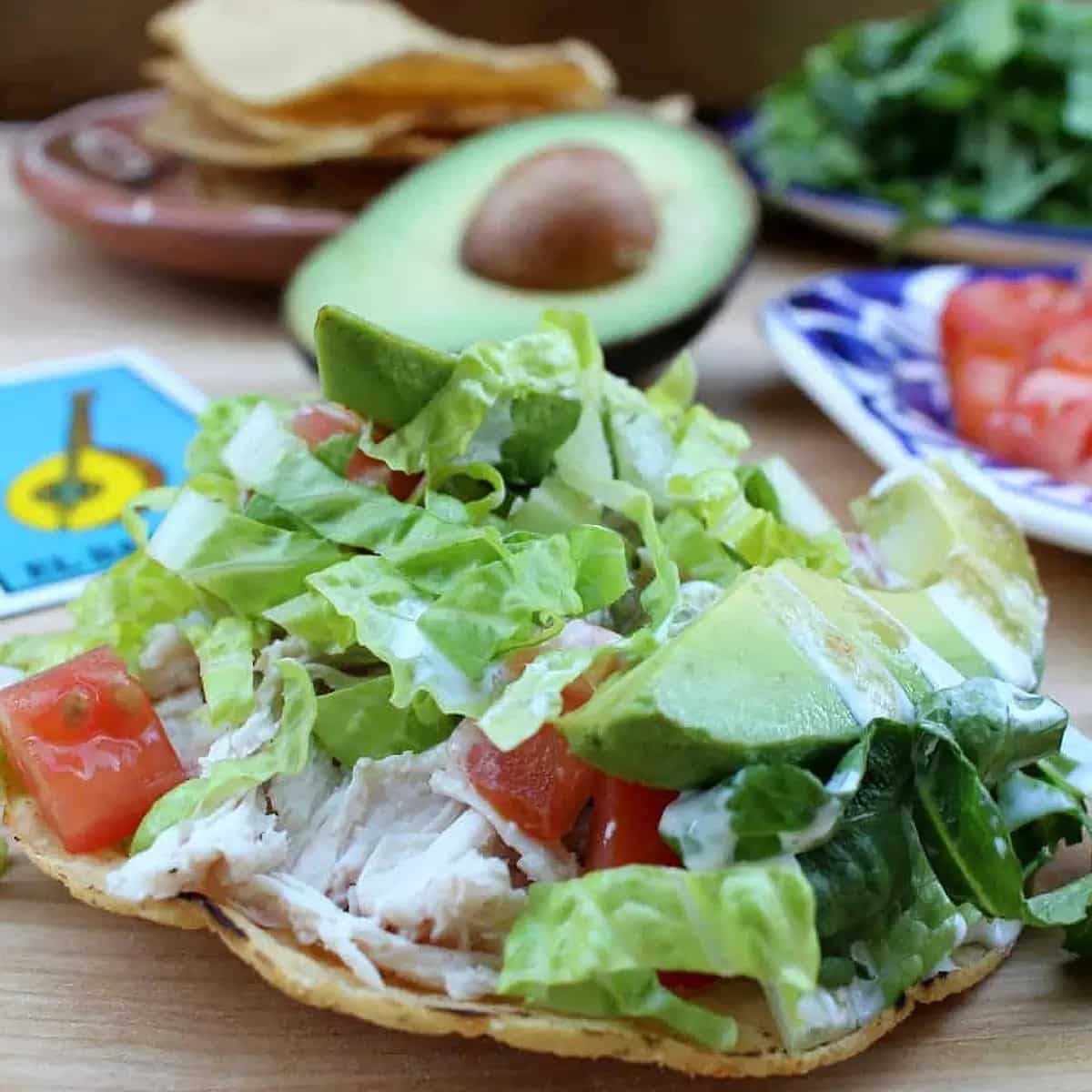 How to make Tostada De Pollo Recipe