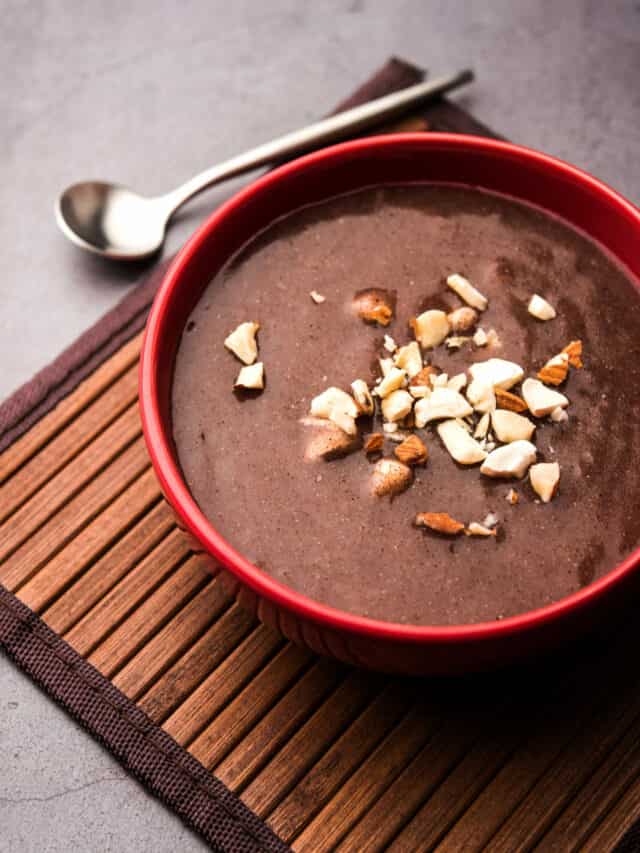 Finger Millet Custard - Try This Healthy Traditional Dessert