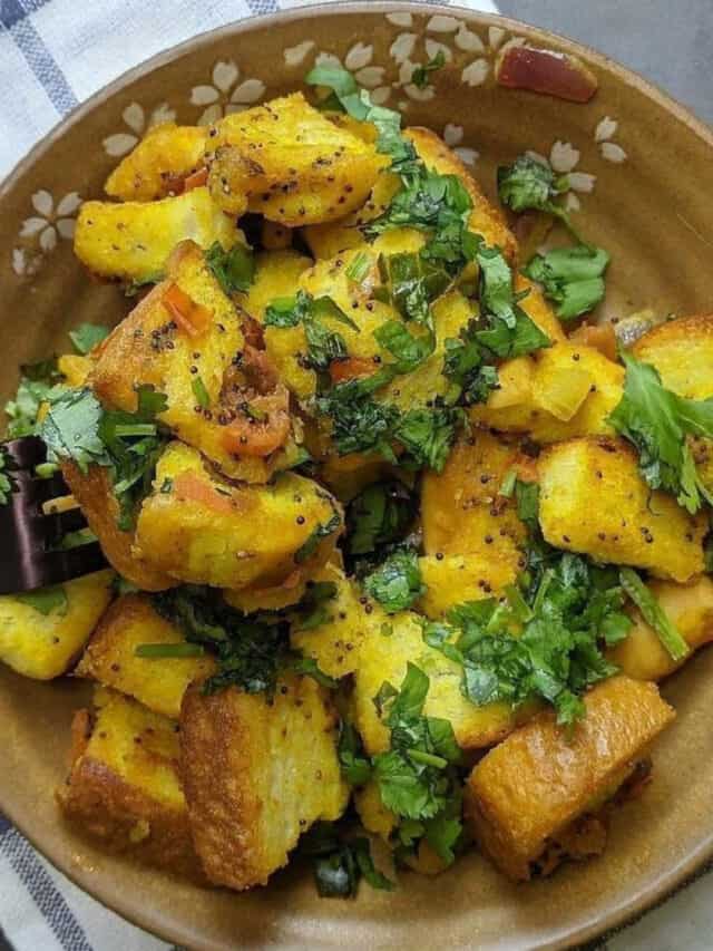 Quick And Easy Bread Upma Recipe