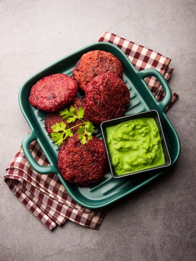 Snack Healthy With Beetroot Paneer Tikkis
