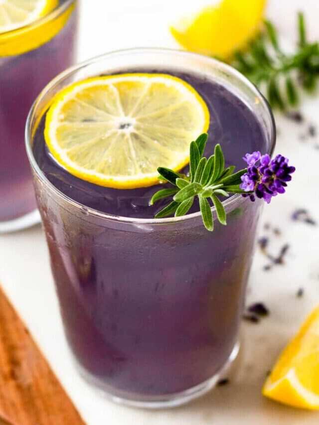 Purple Lemonade Cocktail To Make Your Monday Blues Vanish