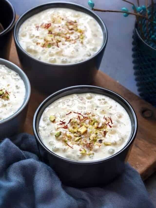 Celebrate Mahashivratri With This Sabudana Kheer