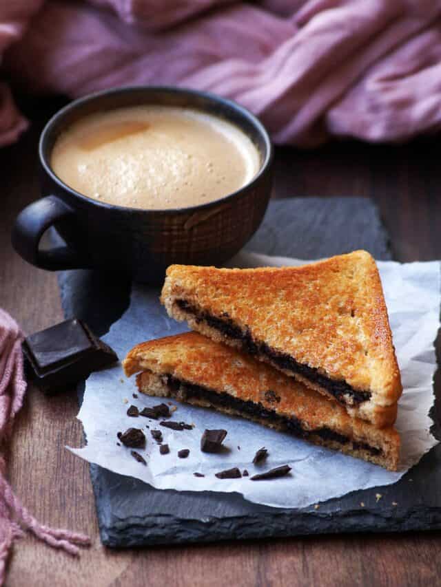Sweet Chocolate Sandwiches For Sunday Breakfast