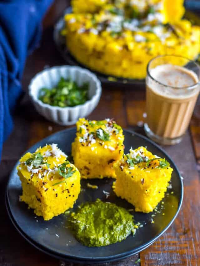 Gujarati Khaman Dhokla, A Soft And Fluffy Snack