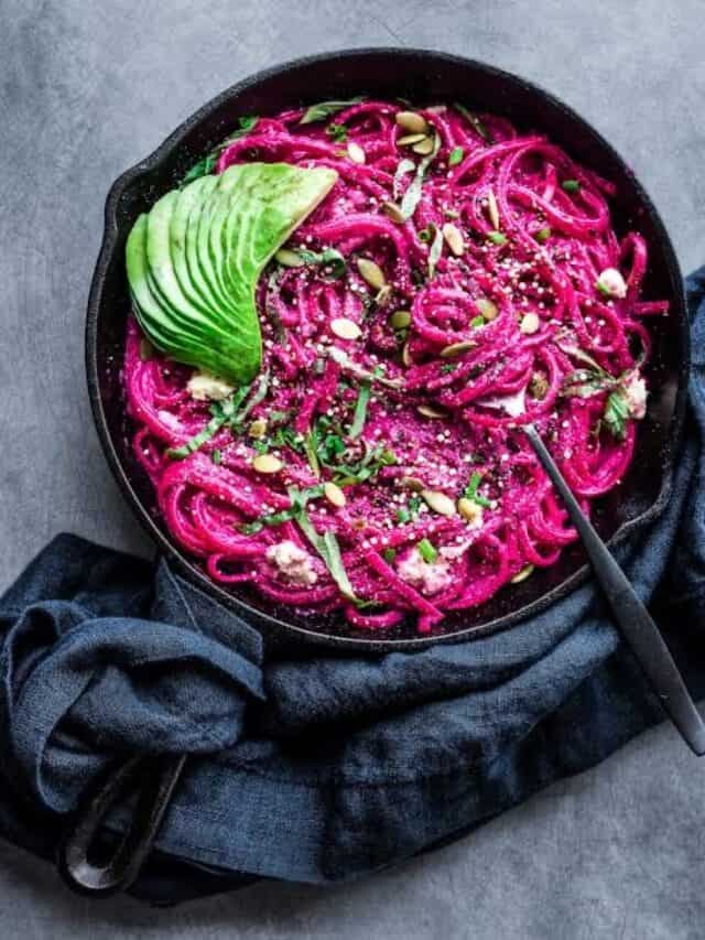 Vibrant And Easy Beetroot Pasta