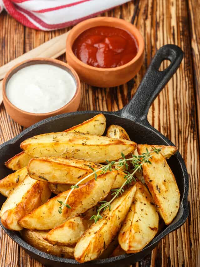 Meet Your New Favourite Binge-Food - Zero Oil Spicy Potato Wedges