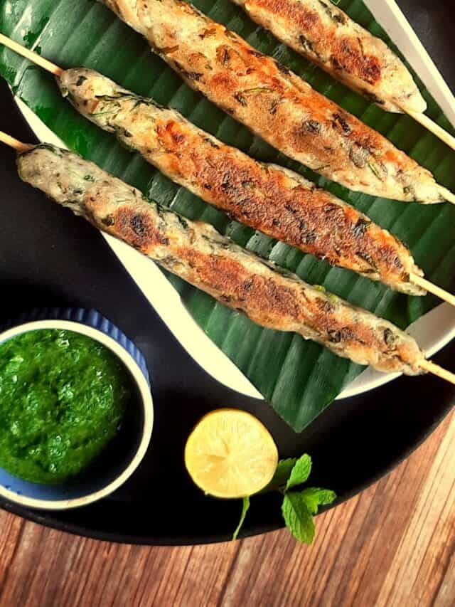 Falahari Arbi Seekh Kebab Recipe For Your Chaitra Navratri Platter