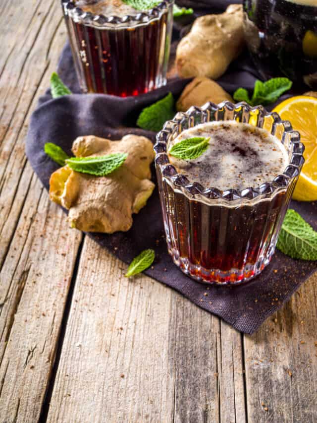 Panakam Traditional Indian Summer Cooler Of Jaggery Dry Ginger