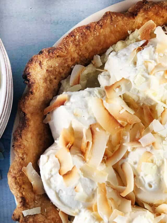 Decadent Coconut Cream Pie For Your Sugar Cravings