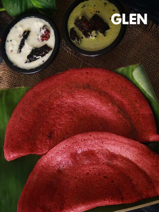 Beetroot Dosa With Coconut Mint Chutney By Taste With Beauty