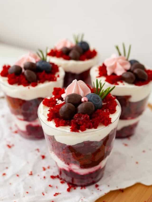 No-Bake Red Velvet Mousse For A Luxurious Dessert Experience