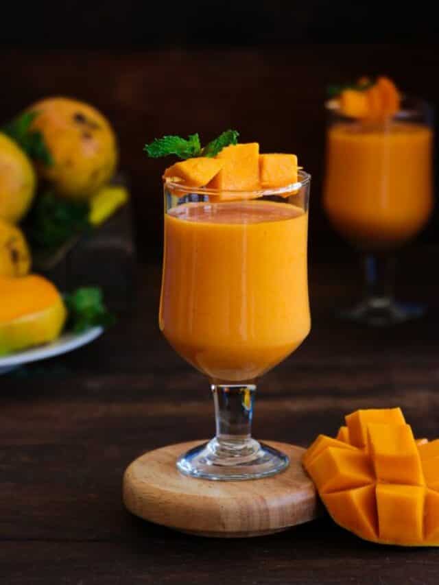 Exquisite Flavours Of 10 Summer Homemade Mango Drinks