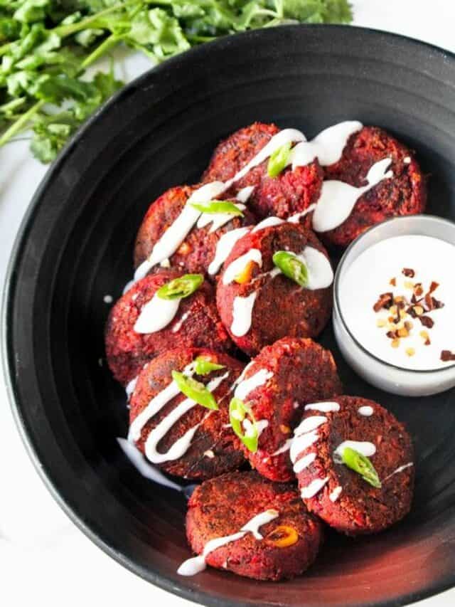 Vibrant And Flavorful: Easy Beetroot Tikki Recipe For Heathy Snacking