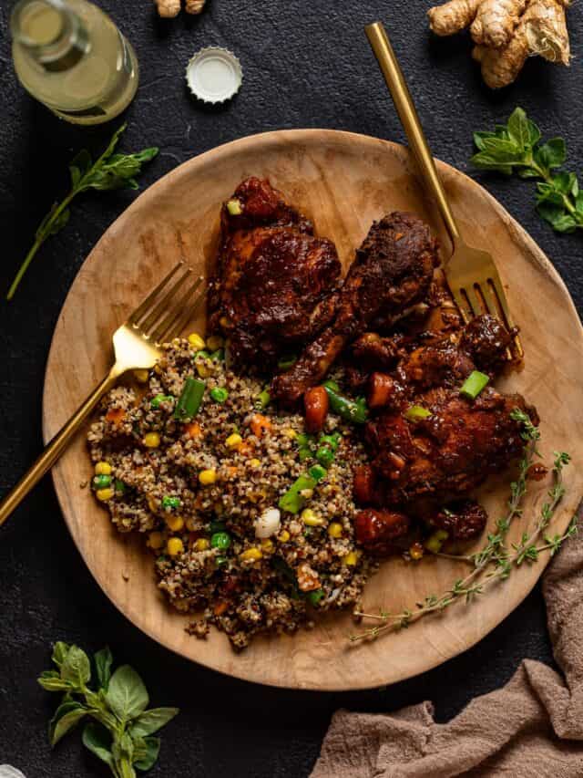 Get Rid Of Your Midweek Dinner Blues With Spicy Jamaican Rum Chicken