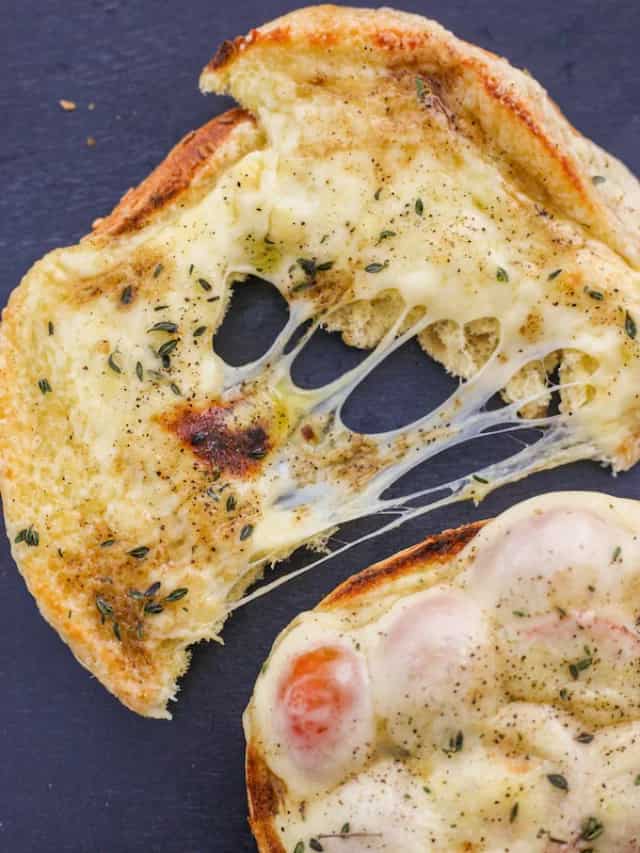 Easy Spring Onion Grilled Cheese Sandwich Recipe
