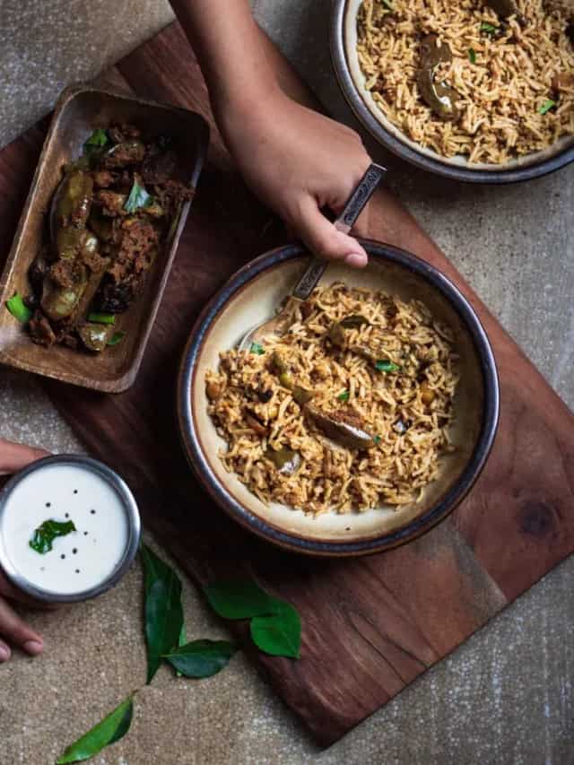 Vangibath Recipe: A Karnataka-Style Brinjal Rice Preparation