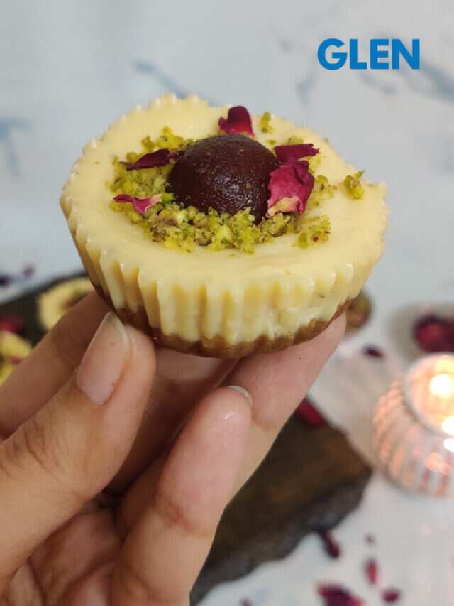 Super Delicious Gulab Jamun Cheesecake Cups By Nikita