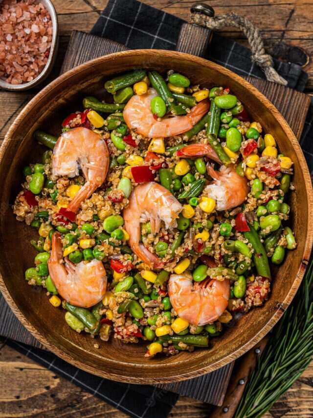 Zesty Lemon Prawn & Quinoa Bowl For A Healthy Meal