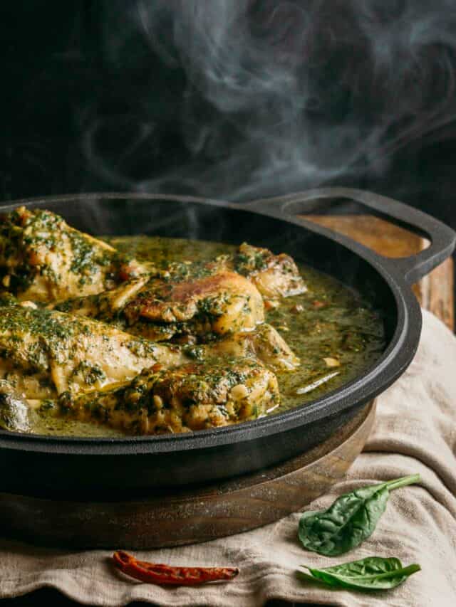 Make This Delicious Protein Rich Saag Chicken In 5 Easy Steps
