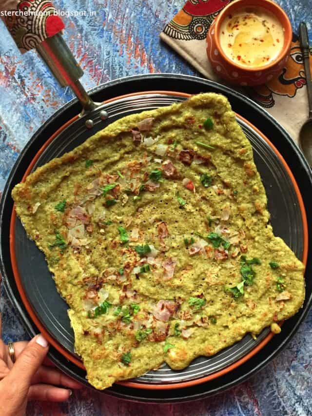Pesarattu: Andhra Special Moong Dal Dosa