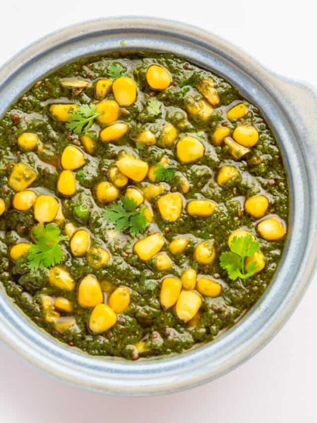 Lehsuni Corn Palak: Winter Comfort in Every Flavourful Bite