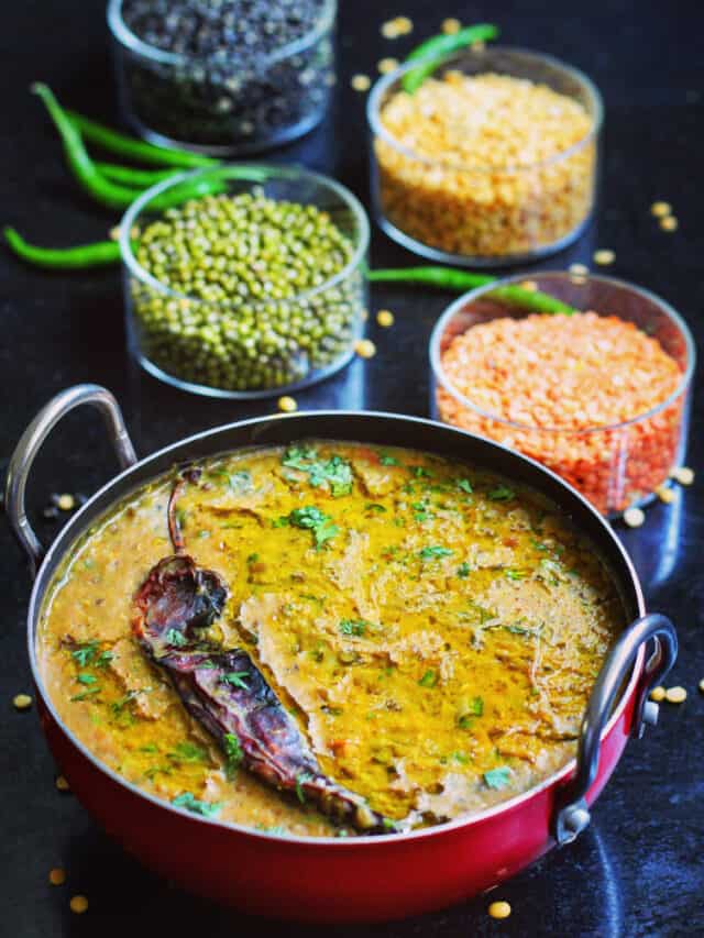 Rajasthani Panchmel Dal, A Hearty 5 Dal Dish