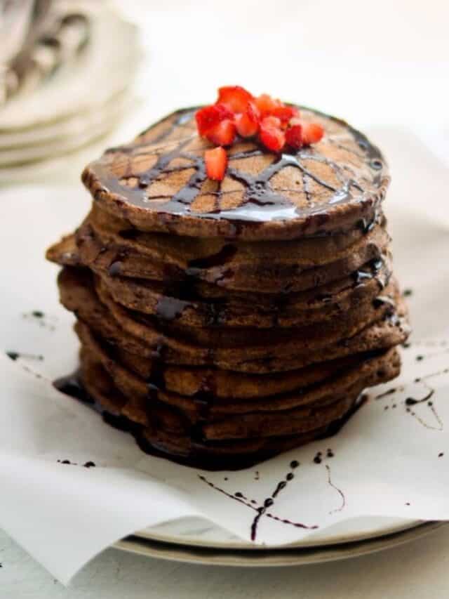 High Protein Ragi Chocolate Pancake: Gluten Free Breakfast