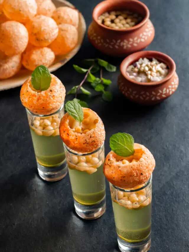 Padma Lakshmi's Spicy Mint Pani Puri