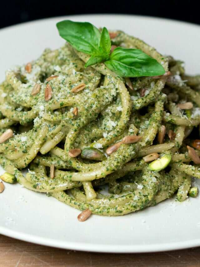Make This High Protein Chauli Pesto Pasta For A Quick Lunch