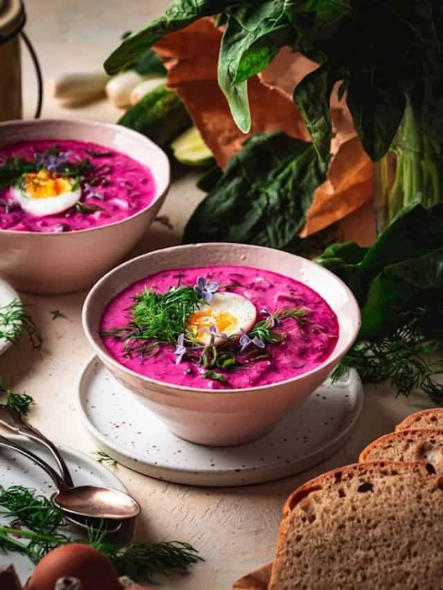 Here's How To Make Saltibarsciai, The Top-Rated Cold Soup In The World