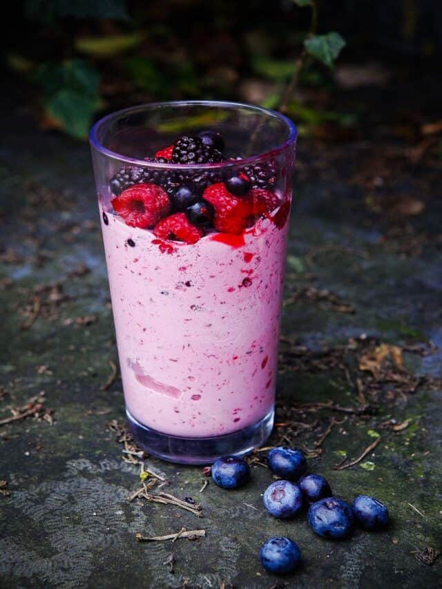 Triple Berry Milkshake: A Healthy Drink For Summer