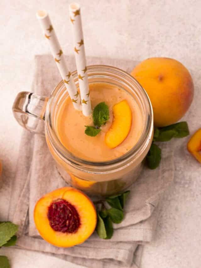 A Hydrating Peach Fizz Mocktail To Elevate Your Summer Brunches