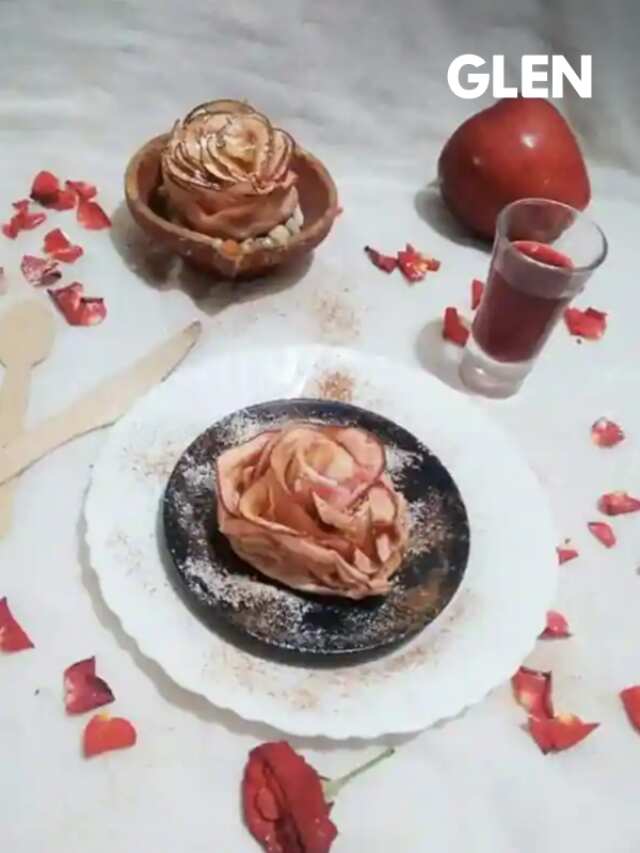 Mouth-Watering Apple Rose Puff Pastry Recipe By Sampa Bardhan Ray