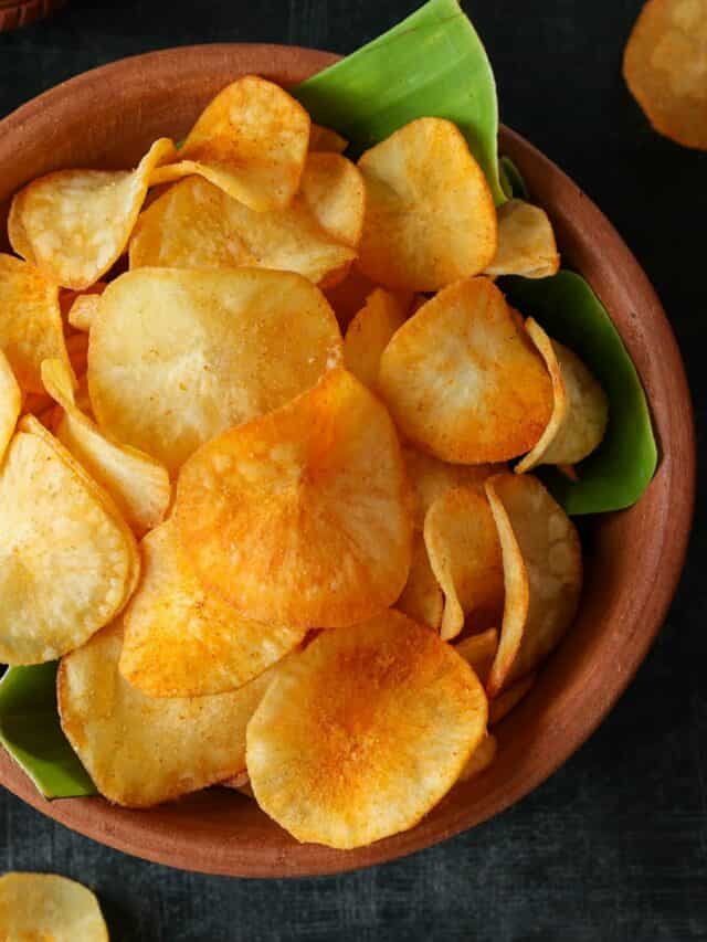 Kerala Kappa Chips: Crunchy Tapioca Chips For Snacking