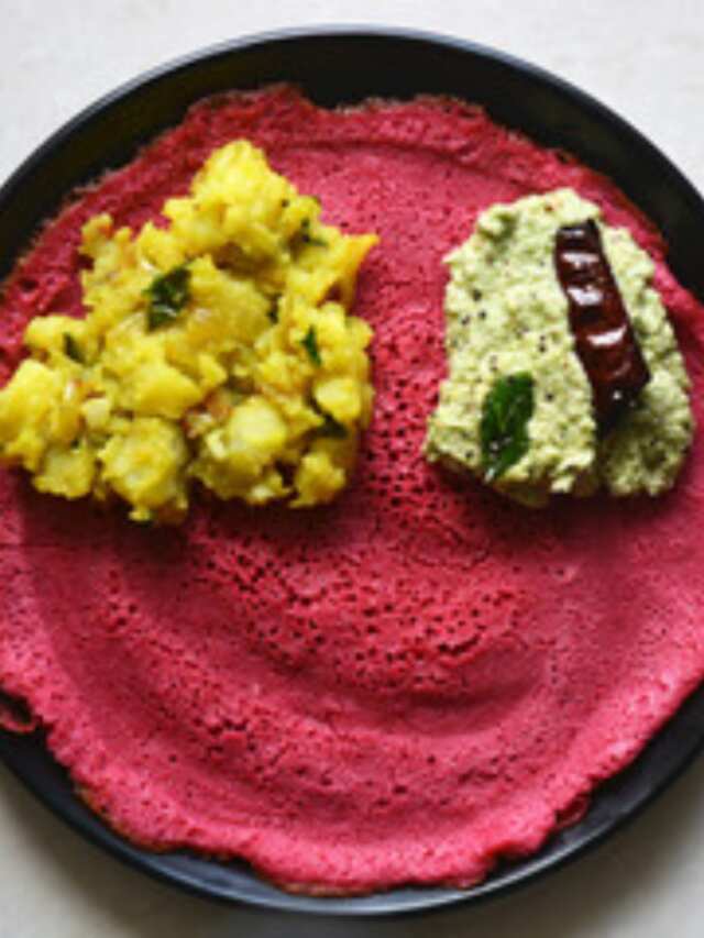 Craving South Indian Food? Make Nutritious And Quick Beetroot Dosa