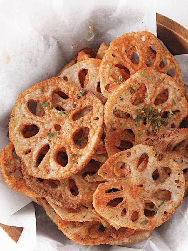Homemade Lotus Stem Chips To Enjoy For A Snack