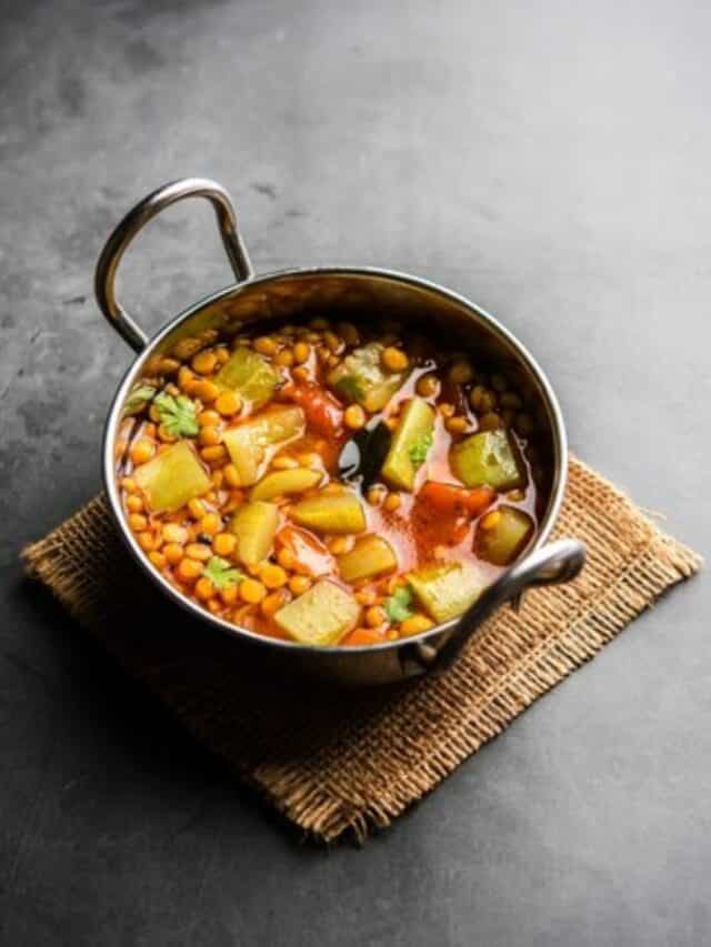 How To Make Lauki Chana Dal Recipe In 5 Easy Steps