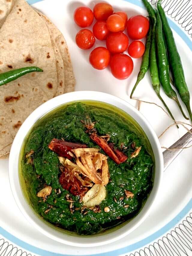 Lehsuni Palak: सर्दियों के इस मौसम में घर पर बनाएं ढाबा स्टाइल जैसा ...