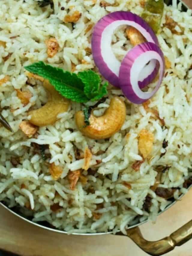 Easy Pudina Rice Recipe For Everyday Meals
